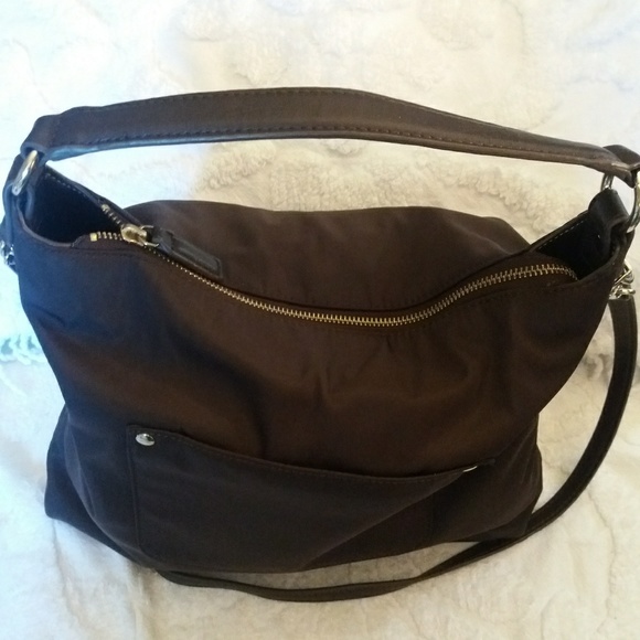 Bags | Talbots Nylon Slouch Shoulder | Poshmark